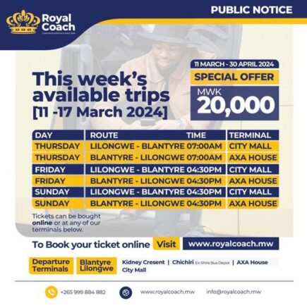 Introducing Royal Coach: Malawi's Newest Luxury Travel Company ...